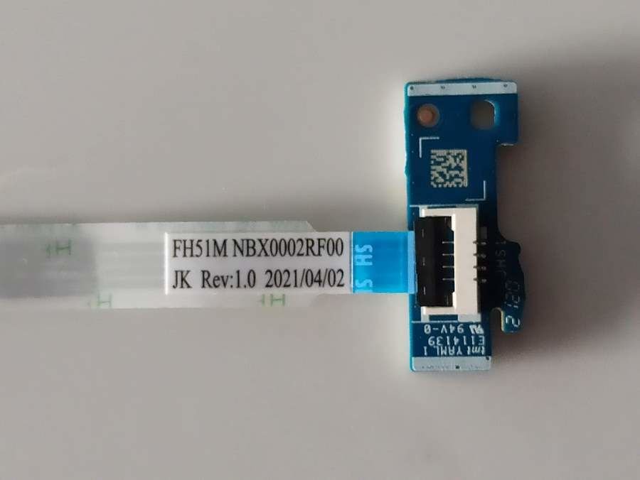 @ORIGINAL Acer Nitro 5 LS-J872P NBX00020V00 ACER POWER BUTTON BOARD ...